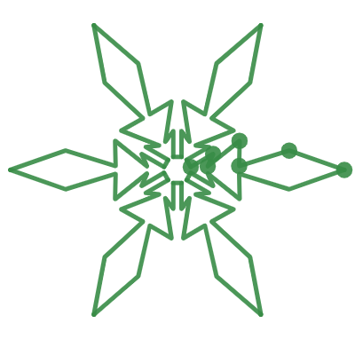 snowflake grid | Desmos