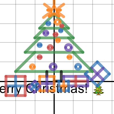 Math Extra Credit Christmas Tree Brooke Levan P.2 | Desmos