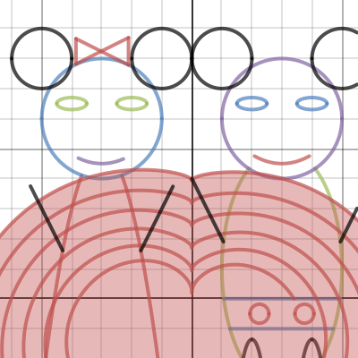 Mickey and Minnie Mouse | Desmos