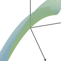 3D Graph using Parametric Lines | Desmos