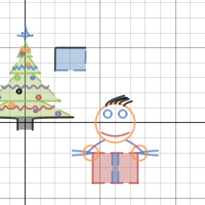 Christmas scene | Desmos