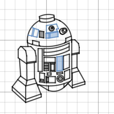 R2D2 Graph | Desmos