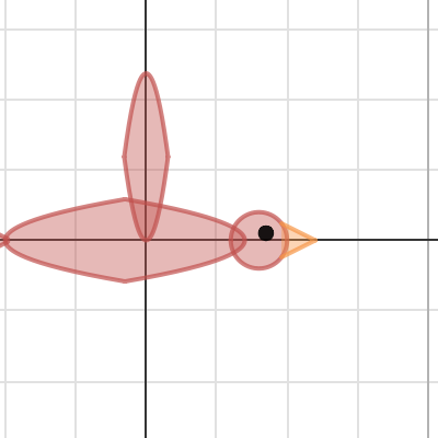 Flying Bird | Desmos