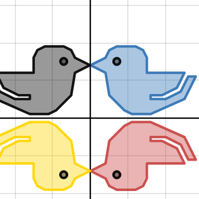 Reflecting birds in motion | Desmos