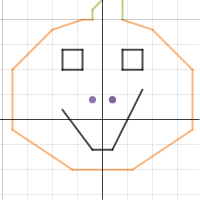 Halloween Pumpkin | Desmos