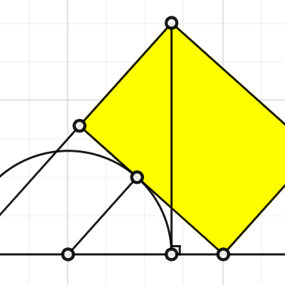 Rectangle = 447.2135955 | Desmos