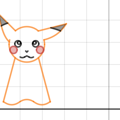 Pikachu Head | Desmos