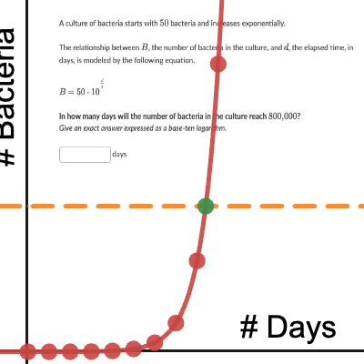 10.9 Exponential model word problems | Desmos