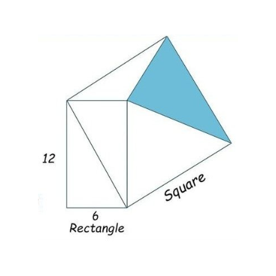 Blue Area = 54 Square Units | Desmos