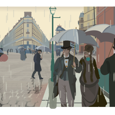 Paris Street; Rainy Day | Desmos