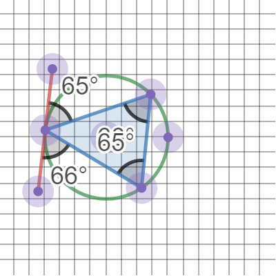 alternate segment theorem | Desmos
