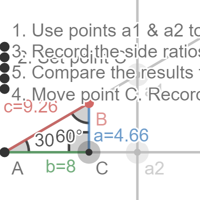 Trig Ratio Explorer | Desmos